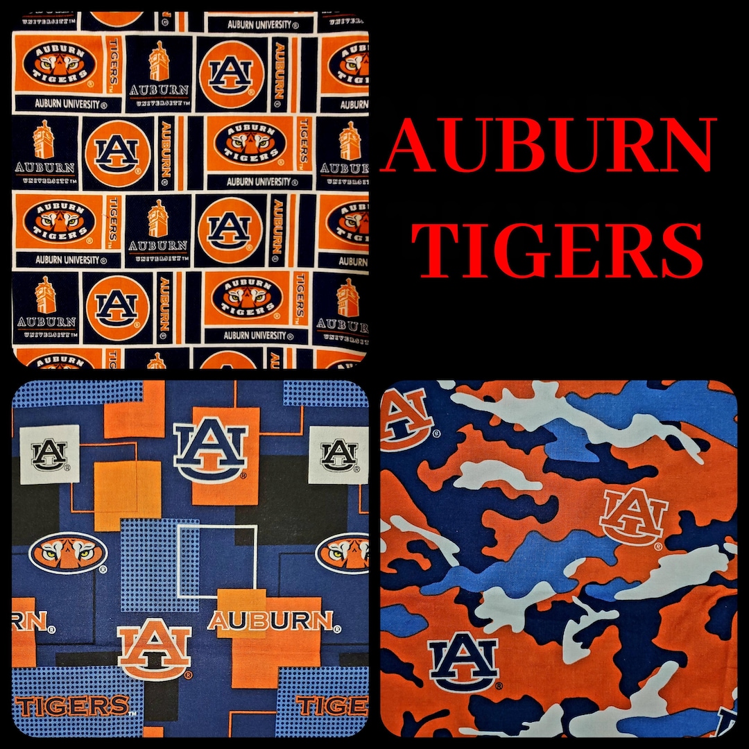 FABRIC Auburn University War Eagle Alabama Tigers /camo Ncaa Football ...