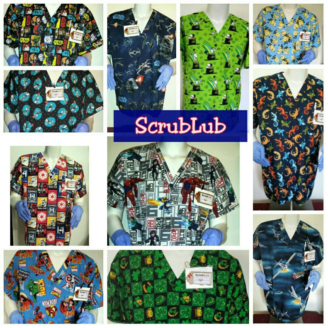 Scrub Tops French Roosters Birdsespecially Tailored V Neck - Etsy