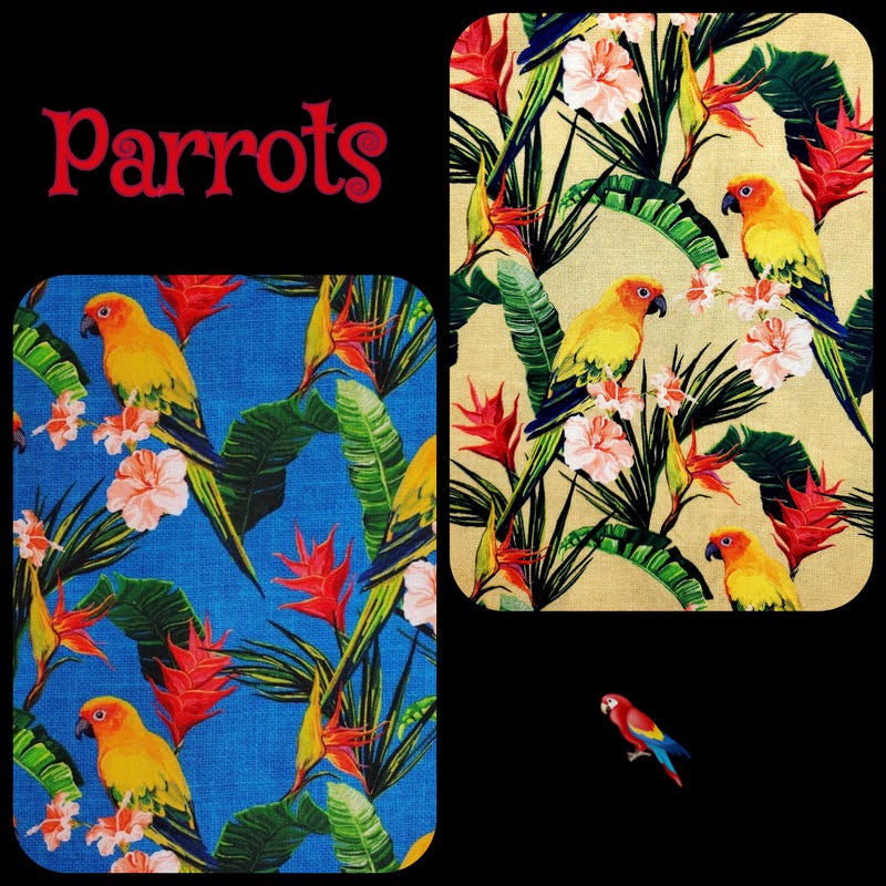 Tropical Fabric - Etsy