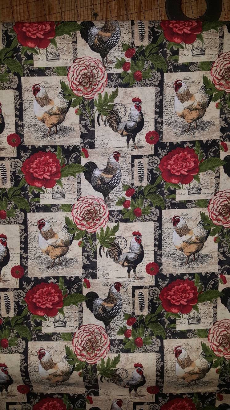 Scrub Tops French Roosters Birdsespecially Tailored V Neck - Etsy