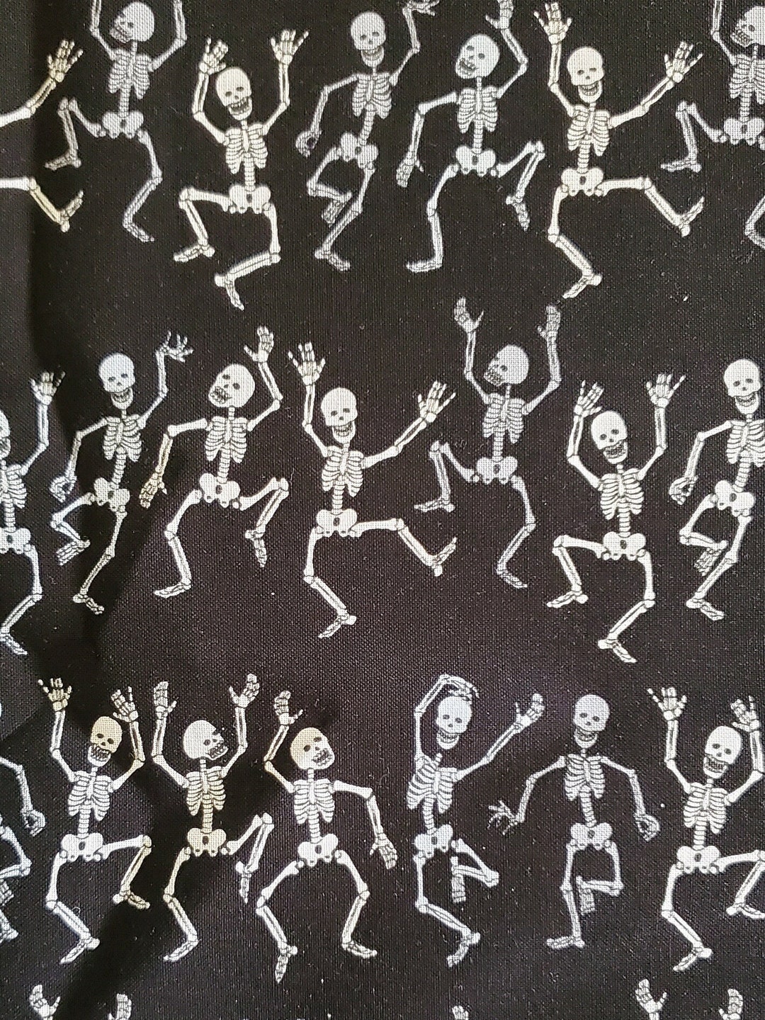 Mr. Bone-jangle Scrub Top Skeletons Glow in Dark Especially Tailored V ...