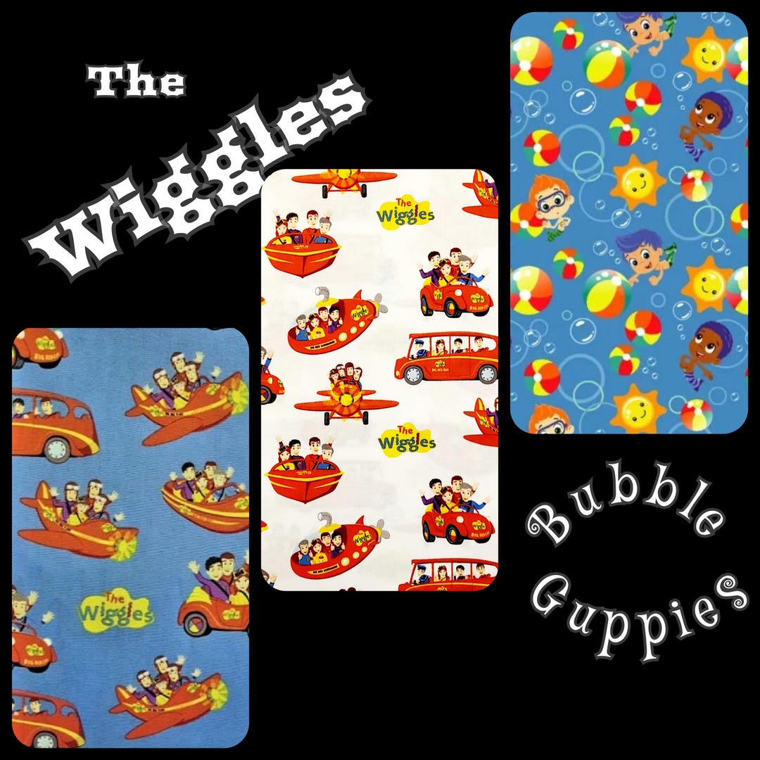 Fabrics the Wiggles or Bubble Guppies 100% Cotton Quilt by Yard/half ...