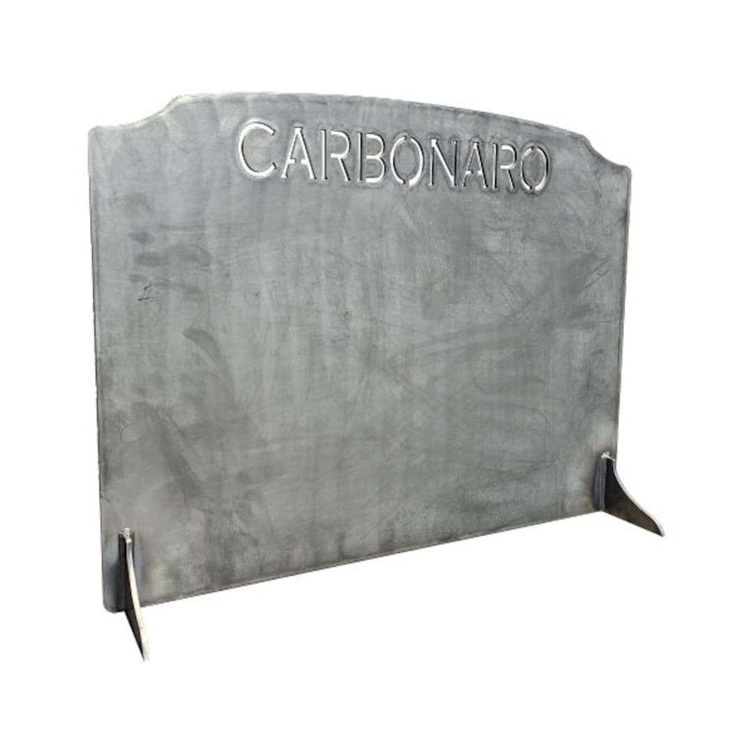 Fire Place Heat Reflector Backer Plate With Personalized Name Cut Out ...