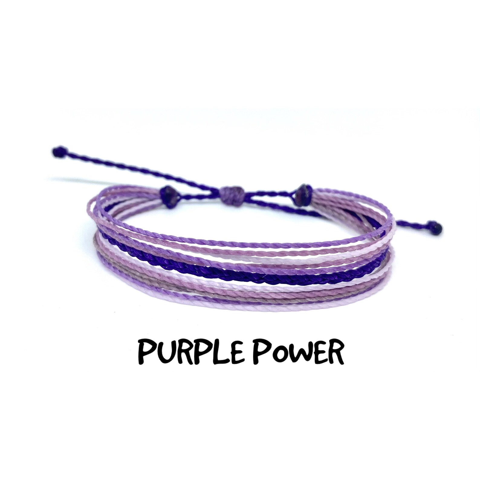 Multistrand W/braid Wax String Bracelet String Anklet | Etsy