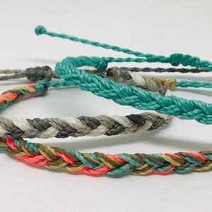 Braided Wax String Bracelet Braided Anklet Waterproof - Etsy