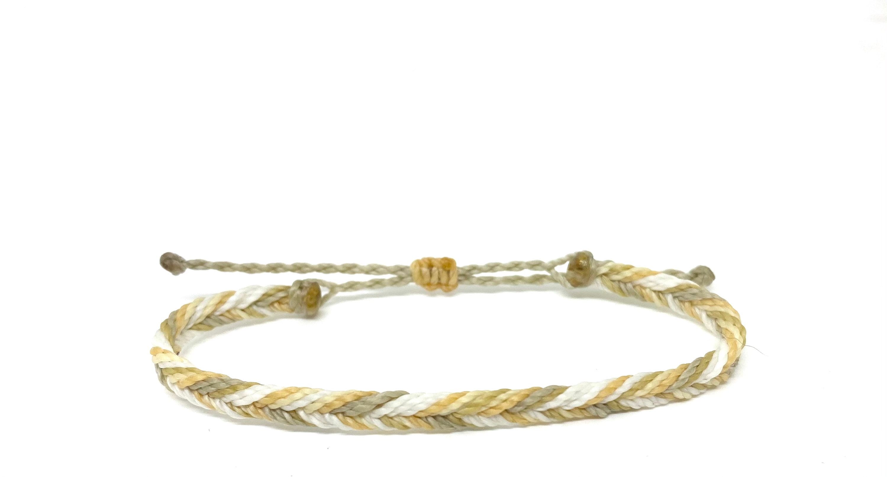 Mixed Style Fishtail Braided Wax String Bracelet fishtail | Etsy