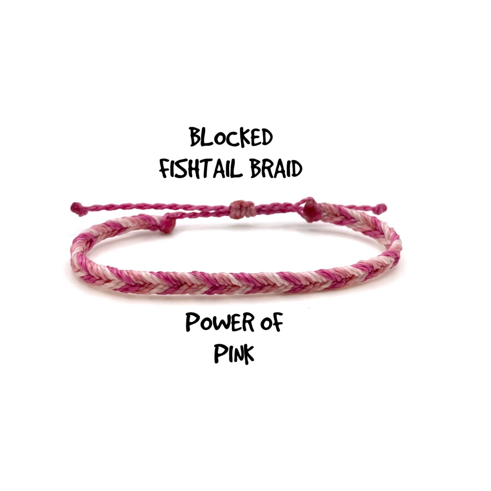 Fishtail Braided Wax String Bracelet Fishtail Anklet - Etsy