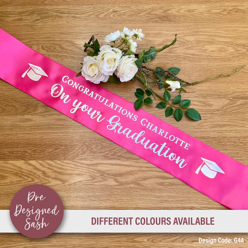 Satin Stole Graduation Custom - Etsy UK