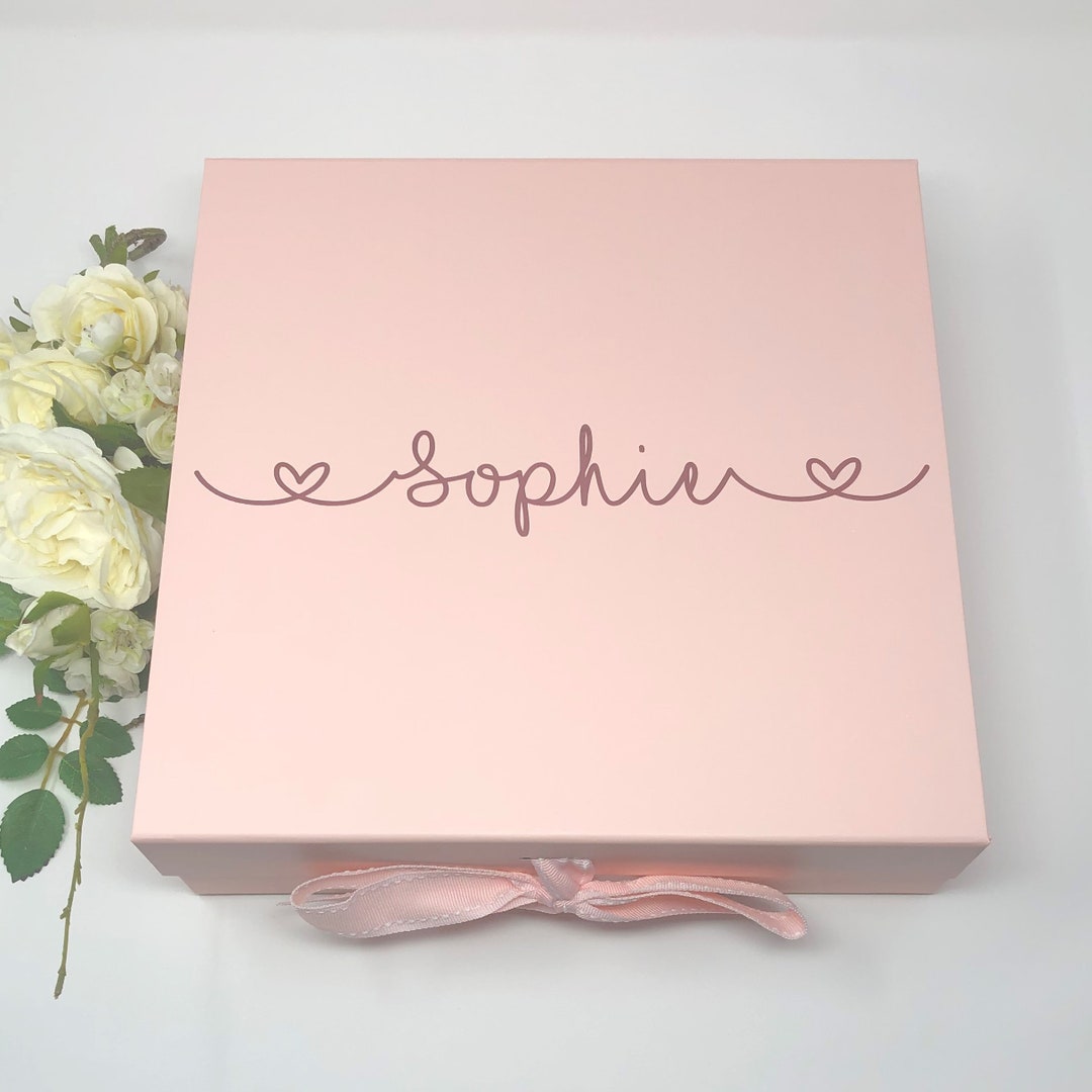 Quality Custom Made- Named Gift Box - Birthday Gift Box- DIY Hamper Box ...