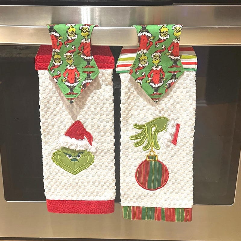 Grinch Applique - Etsy