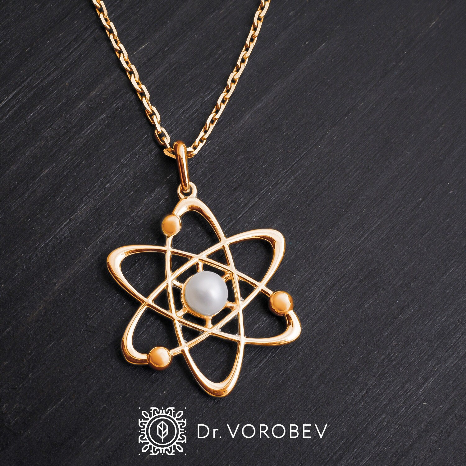 Atom Necklace-Medical Jewellery-Atom Molecule-Science | Etsy