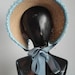 Regency Style, Straw Poke Bonnet - Etsy