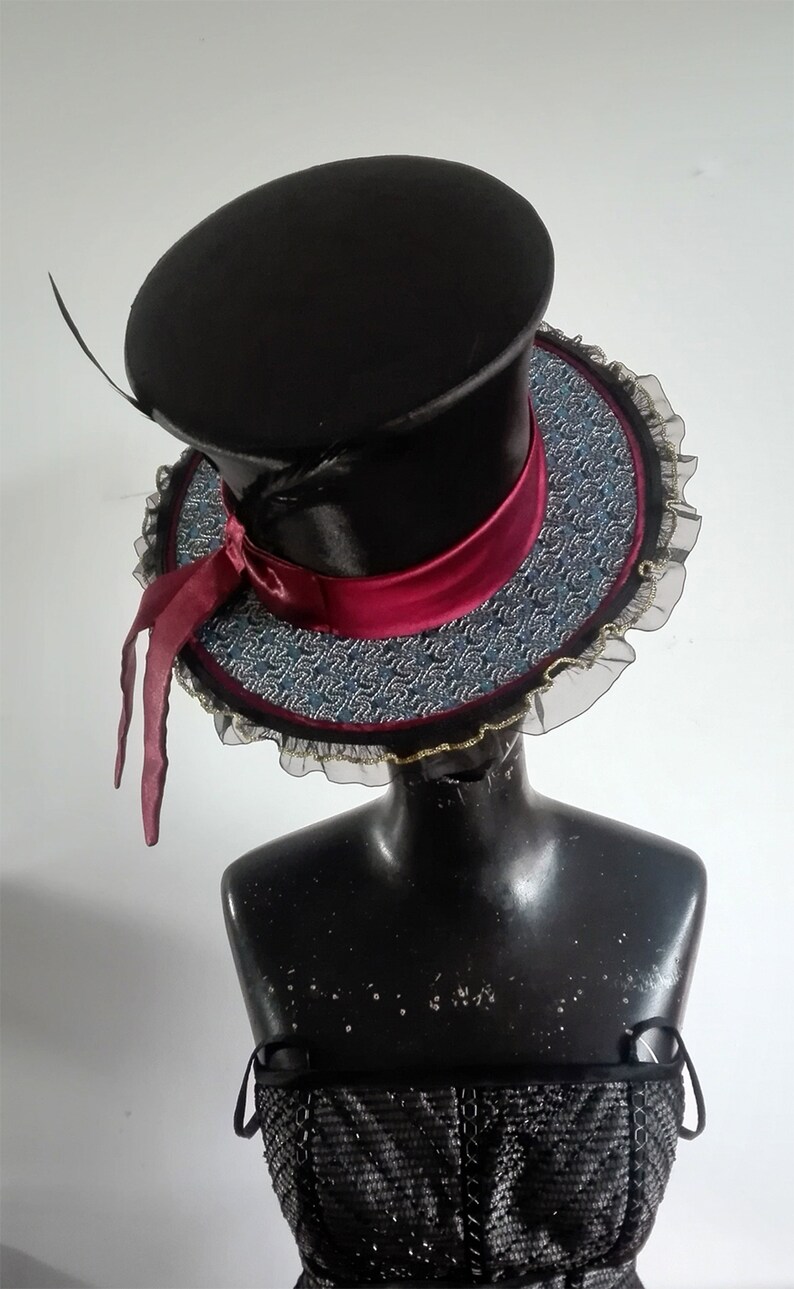Burlesque Top Hat 15 Cm - Etsy