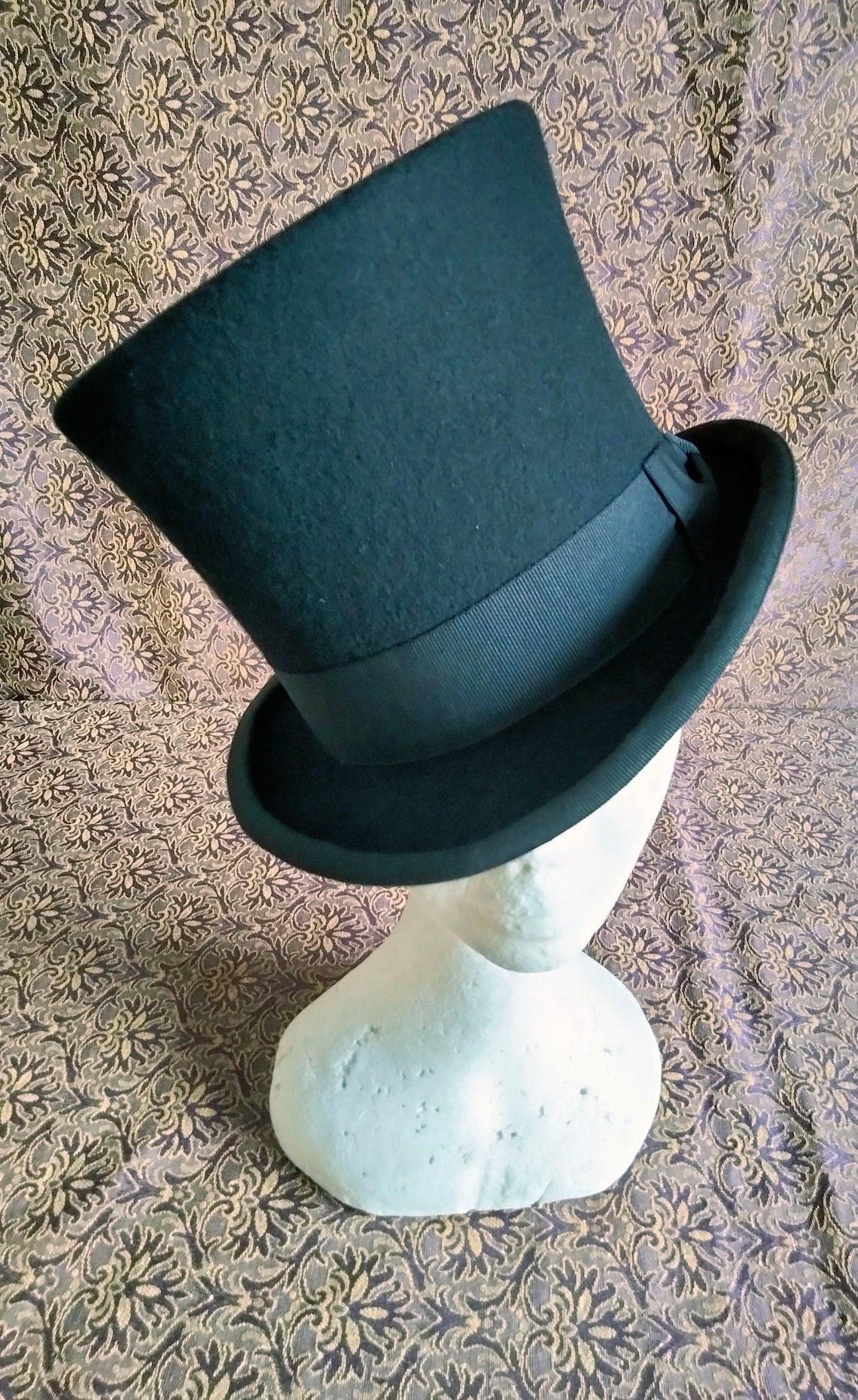 Victorian Style Wool Felt Top Hat 15 Cm - Etsy