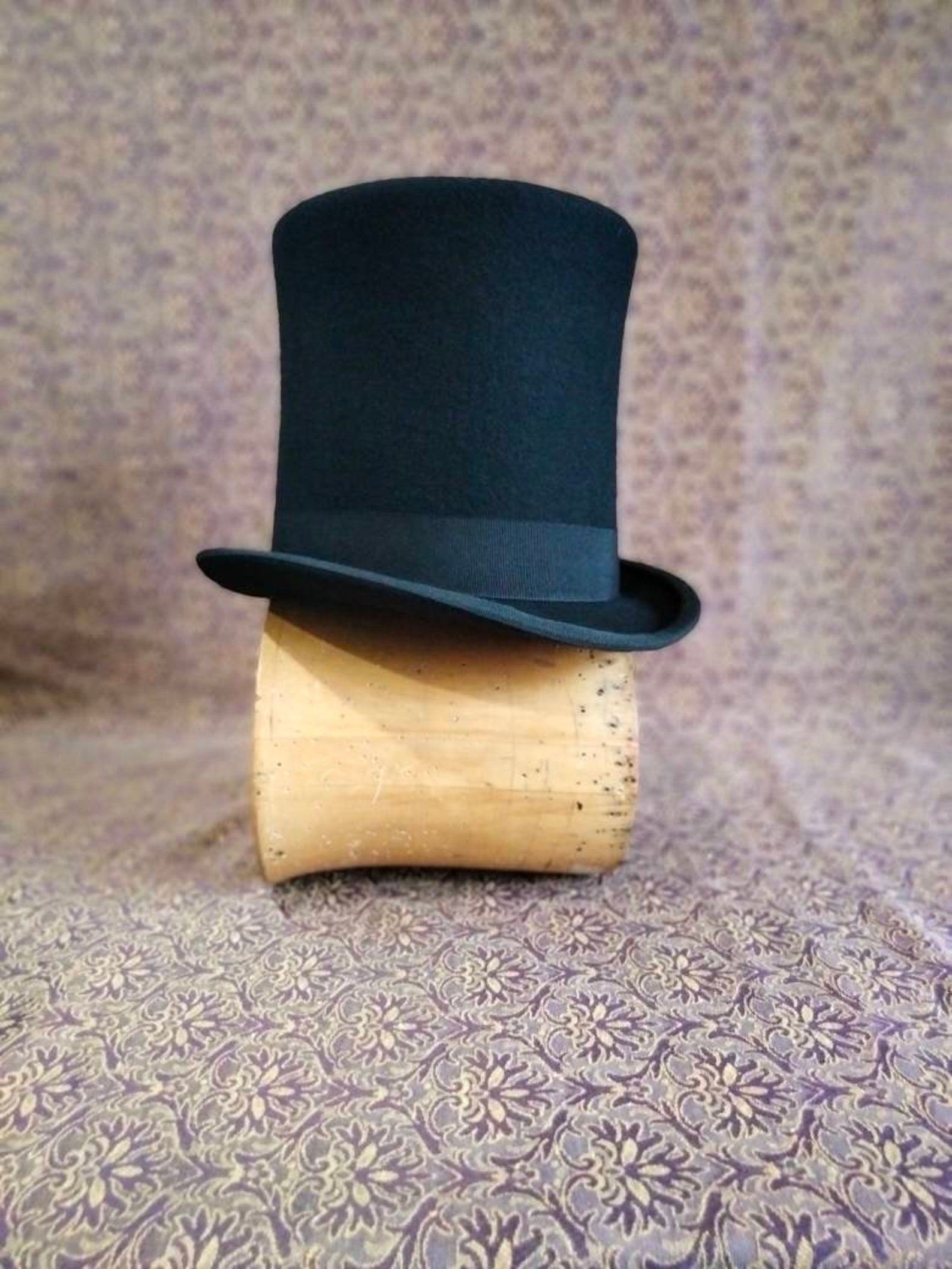 Victorian Style Wool Felt Top Hat 20 Cm - Etsy