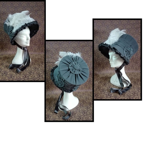 Regency Style Bonnet - Etsy