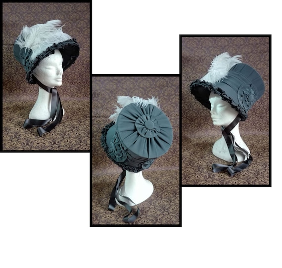 Regency Style Bonnet - Etsy