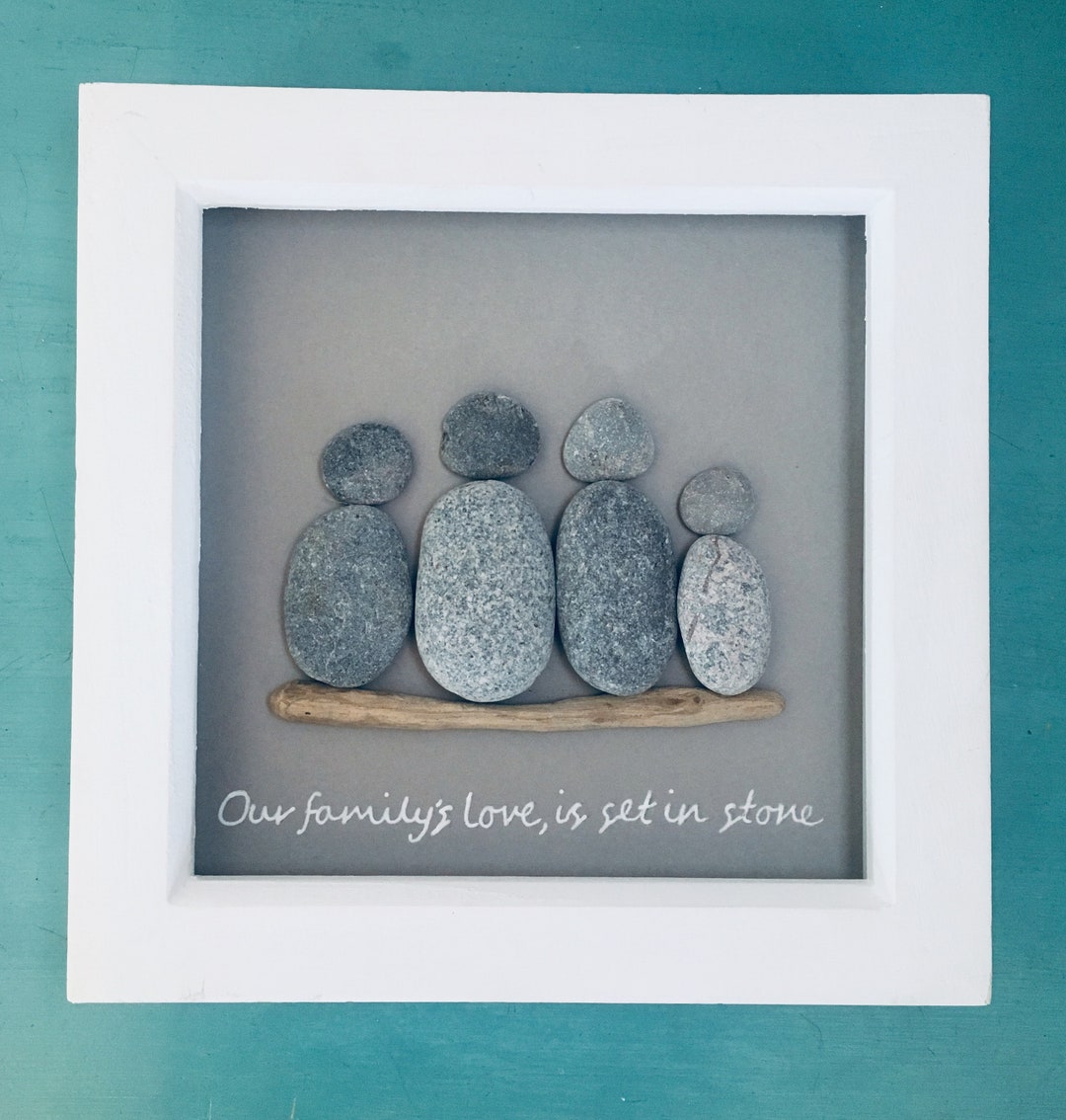 Family Pebble Art - Etsy