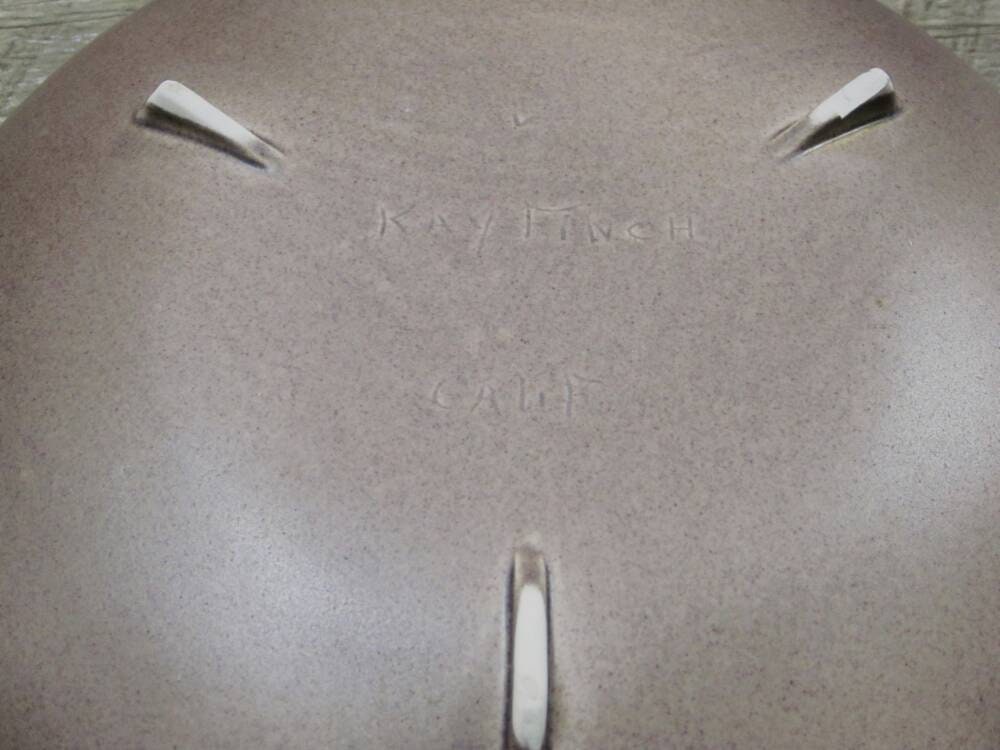 Kay Finch Pottery Rare MCM Footed Dish 1940's Calif Art Pottery - Etsy