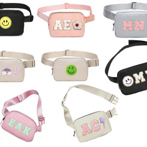 Personalized Belt Bag Belt Bag Custom With Patches Letters - Etsy