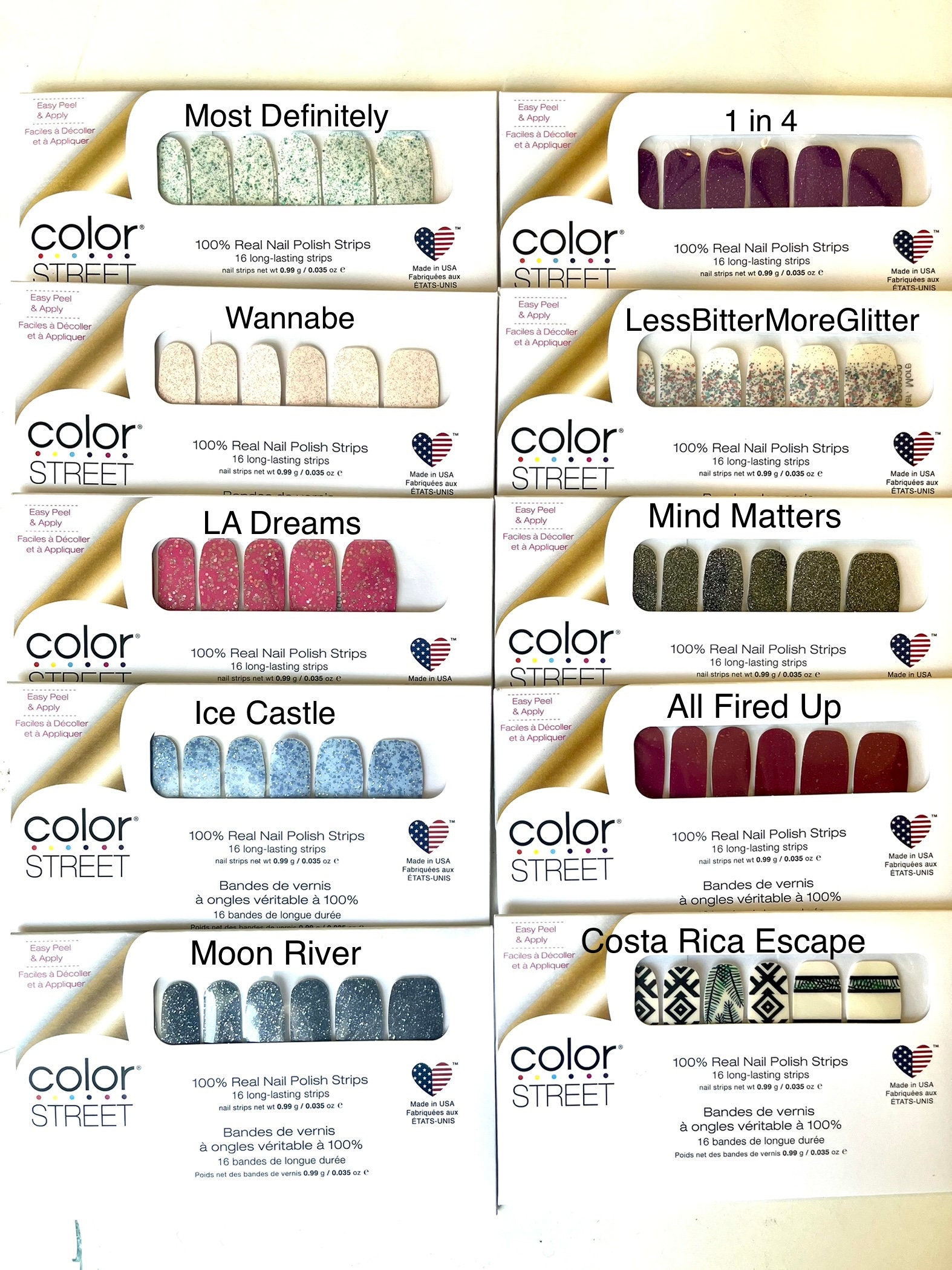 Color Street Nail Strips - Etsy