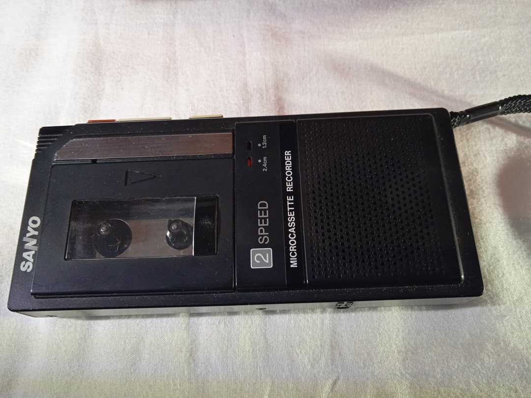 Vintage Micro Cassette Recorder Sanyo Sounds Cover Made in Japan, Mini ...