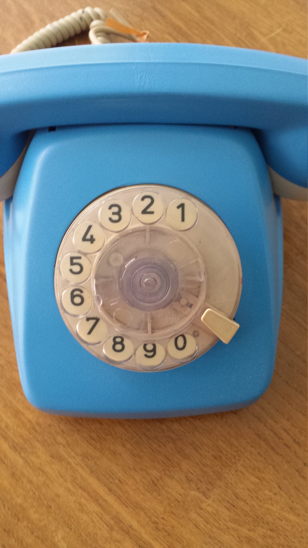 Vintage Blue Telephone, Retro Telephone, Blue Rotary Telephone, Blue ...