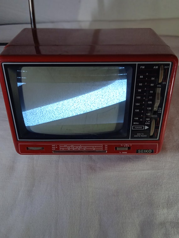 Vintage TV With Radio Red Color for Decorations and Trims - Etsy UK