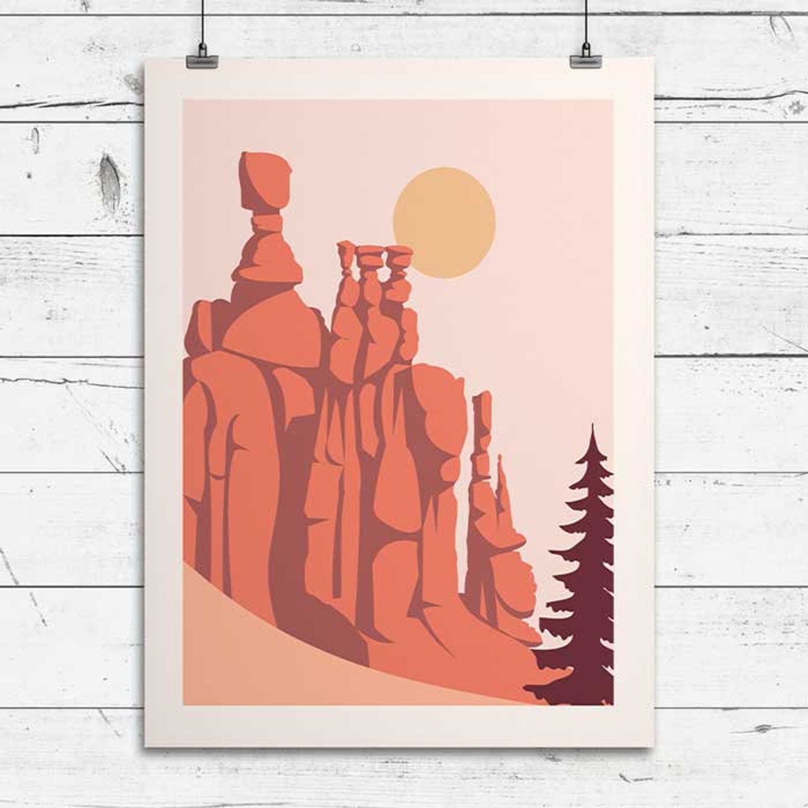 Bryce Canyon National Park Poster, Bryce Canyon National Park Print ...