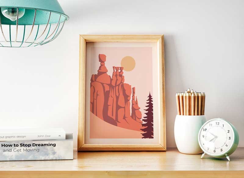 Bryce Canyon National Park Poster, Bryce Canyon National Park Print ...
