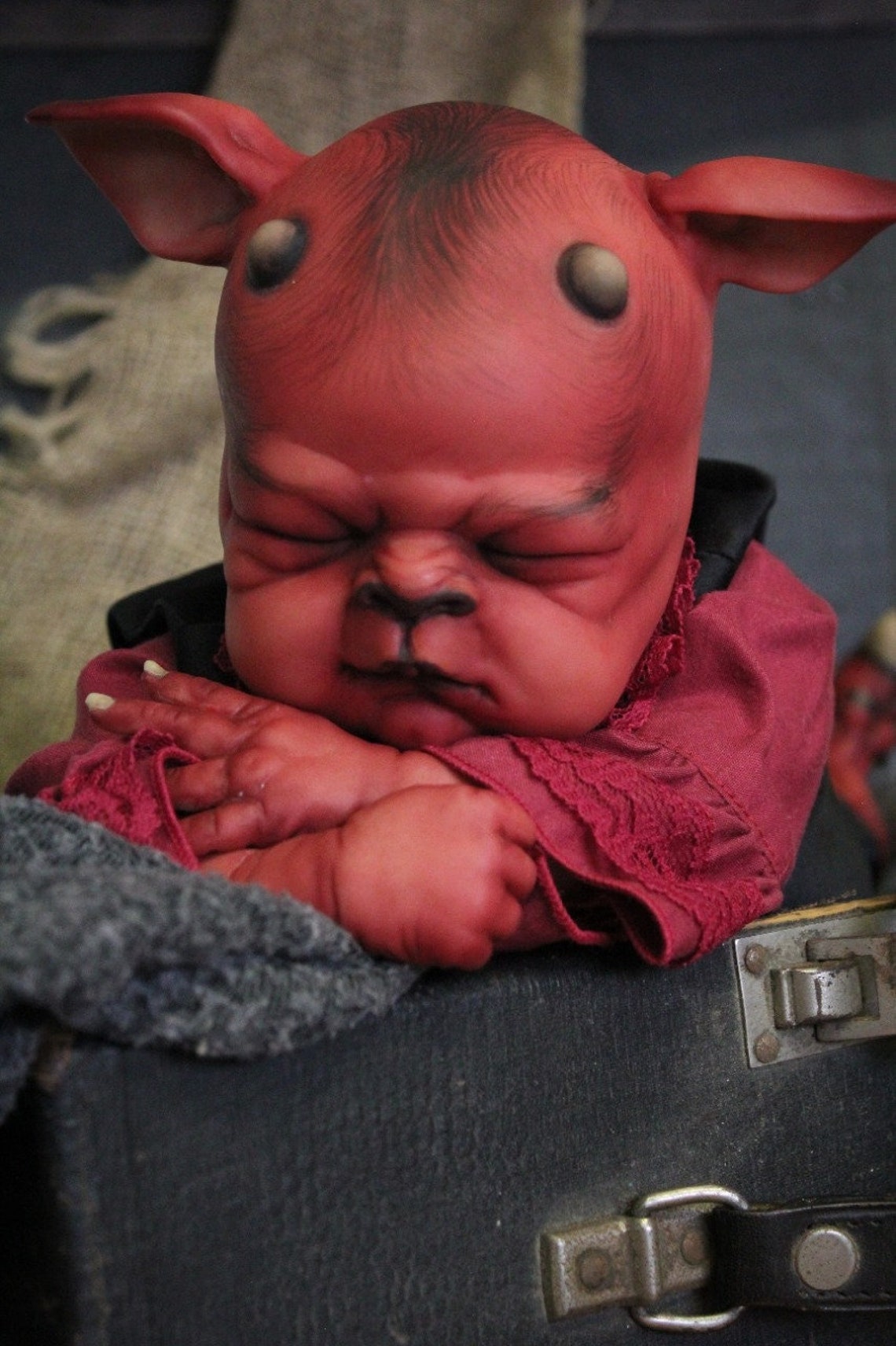Fantasy Demon Fawn Baby Realistic Reborn OOAK Baby Doll - Etsy