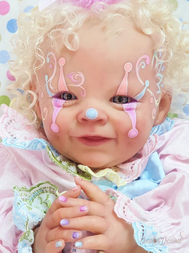 CUSTOM Pastel Clown Reborn Baby Doll - Etsy