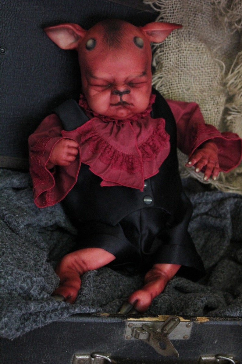 Fantasy Demon Fawn Baby Realistic Reborn OOAK Baby Doll - Etsy