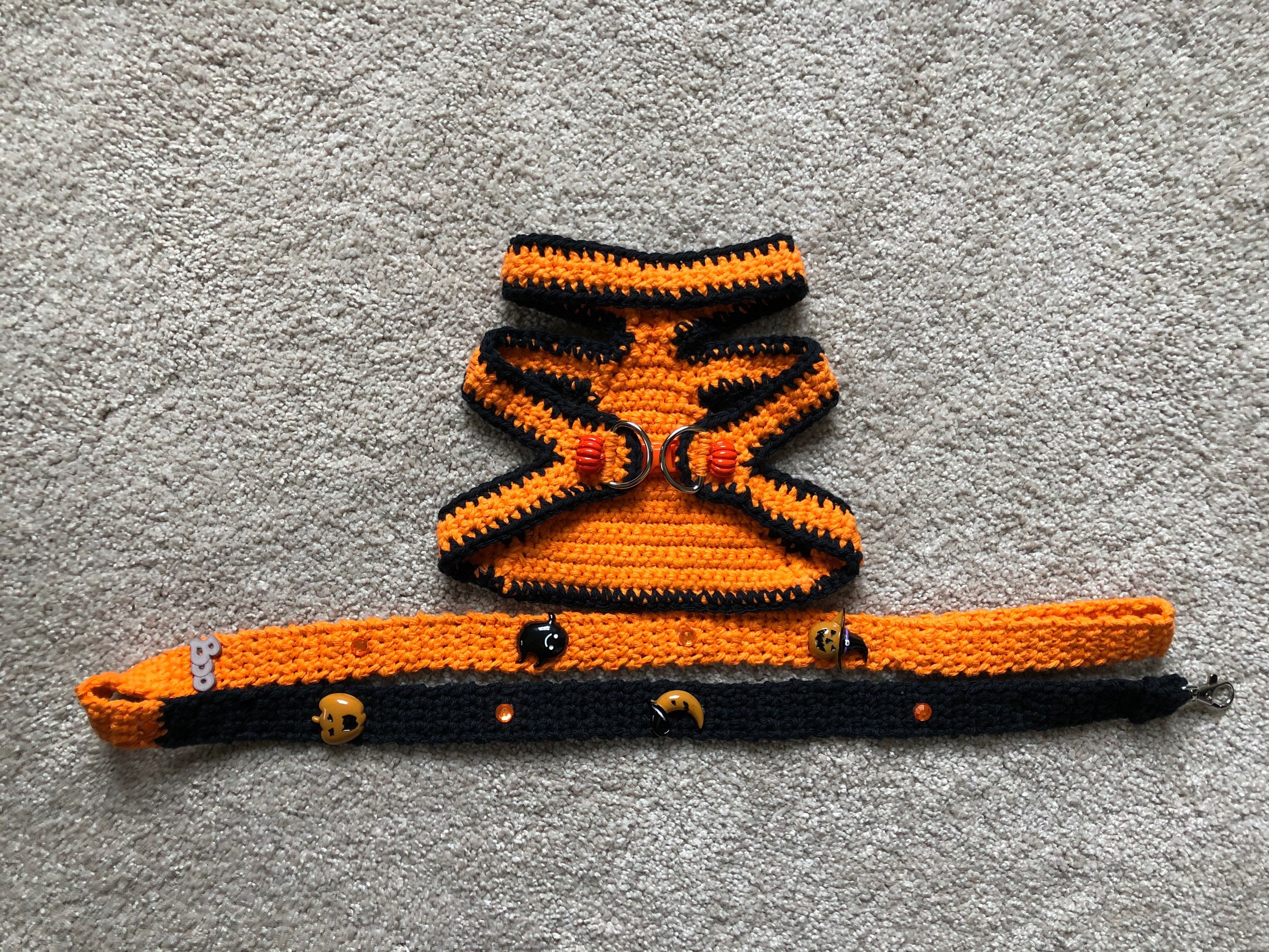 Halloween Dog Harness Pet Leash Soft Pet Harness Puppy - Etsy UK