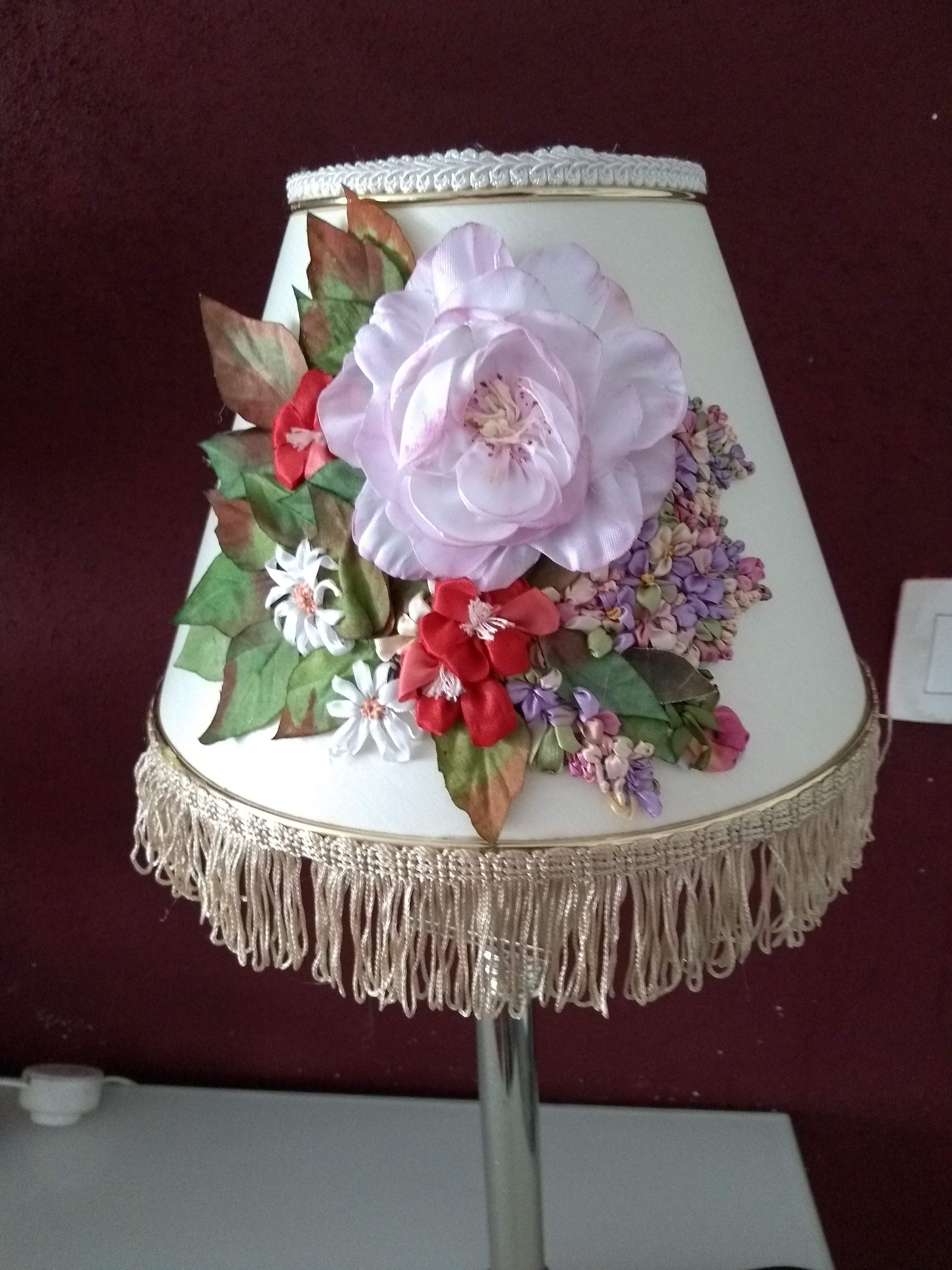 Floral Lamp Shade Classic Look for Your Home Handmade Table Lamp Shade ...