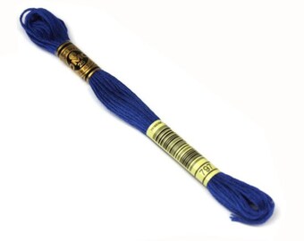 DMC 798 Dark Delft Blue Embroidery Floss 2 Skeins 6 Strand Thread for ...
