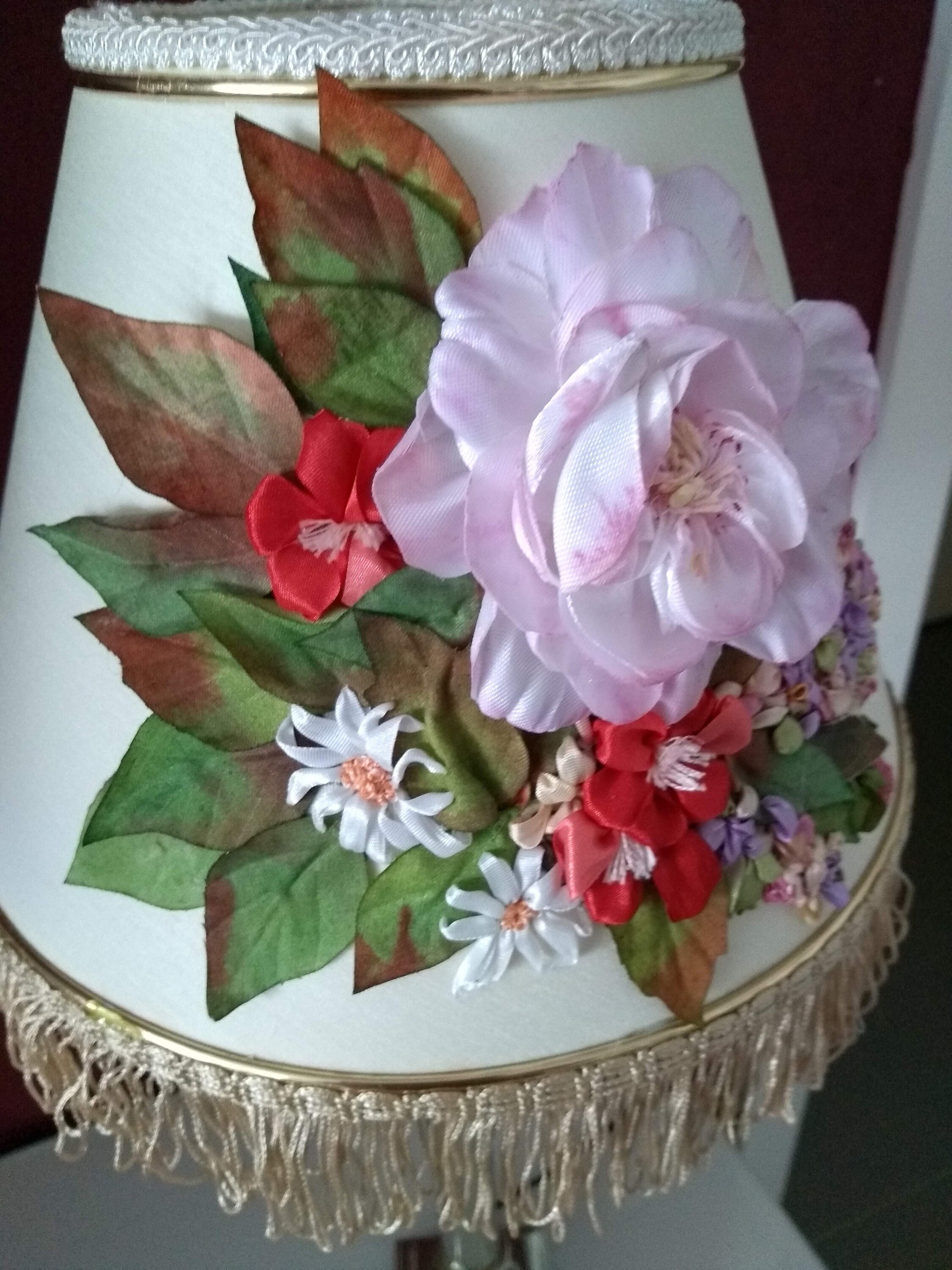Floral Lamp Shade Classic Look for Your Home Handmade Table Lamp Shade ...