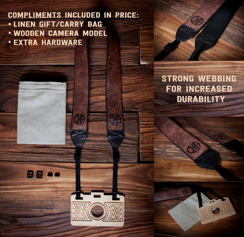 Camera strap leather camera strap slr dslr camera strap | Etsy