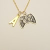 Controller Necklace Video Game Jewelry Gamer Gift Nerd Charm Necklace ...
