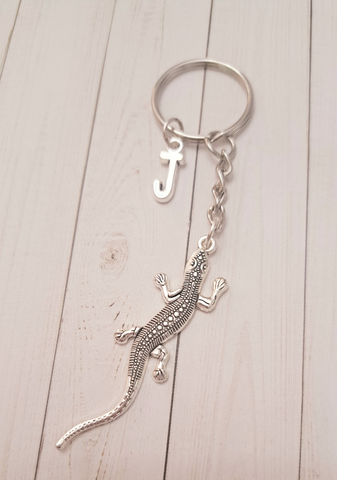 Lizard Keychain, Gecko Lizard Jewelry, Custom Keychain, Personalize ...