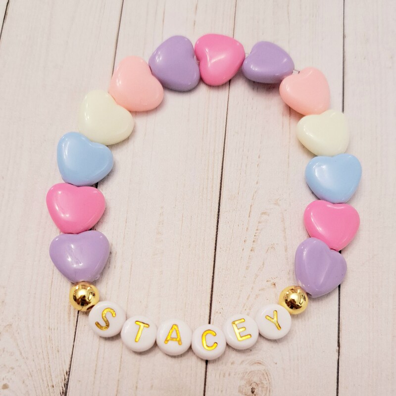 Girls Bead Bracelet - Etsy