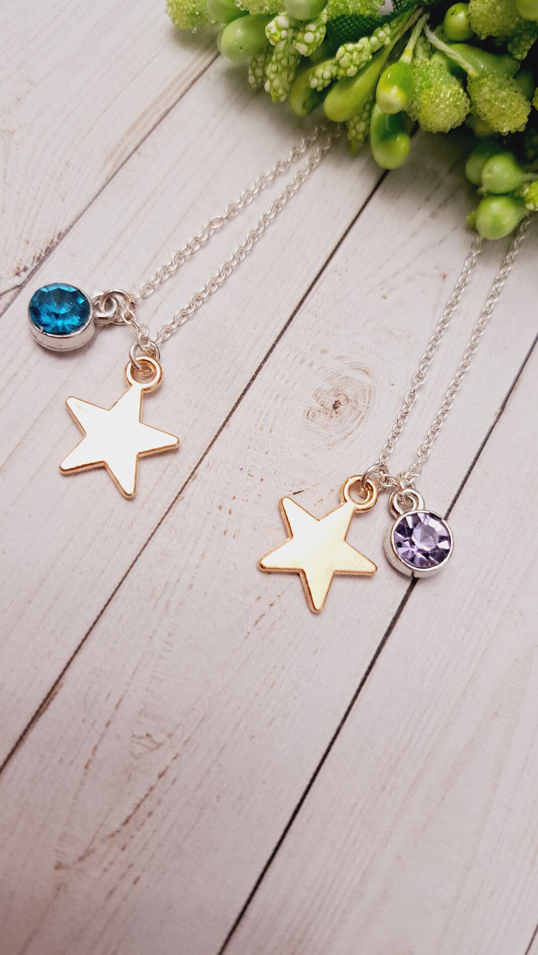 Best Friend Star Necklace, Friendship Necklace, Star Charm Necklace ...