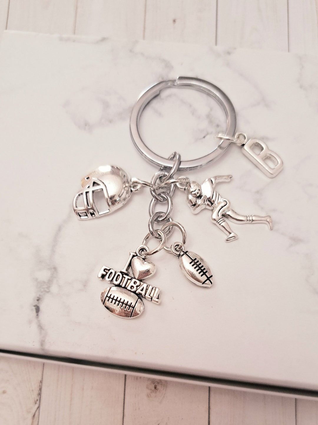 Football Lover Gift, Football Keychain, Football Team, Sports Athletes ...