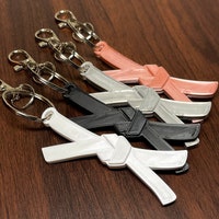 Custom Jui Jitsu Keychain, Custom BJJ Belt Keychain, Jiujitsu Belt Key ...