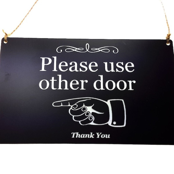 Please Use This Door Sign - Etsy