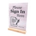 Please Sign in Here Sign - Available as Freestanding or Adhesive - Etsy