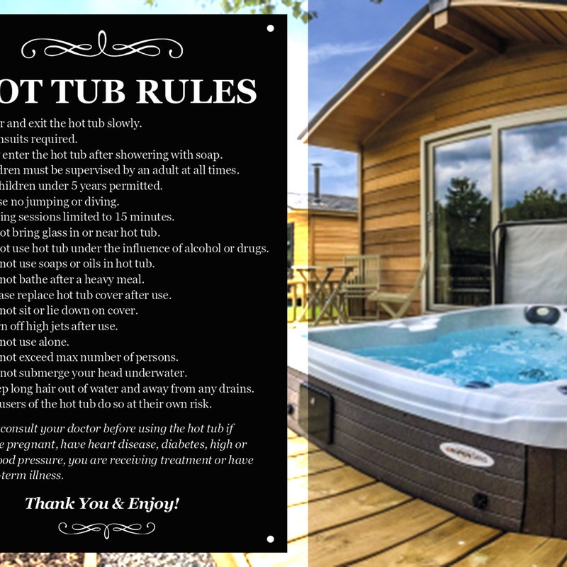 Hot Tub Signs - Etsy