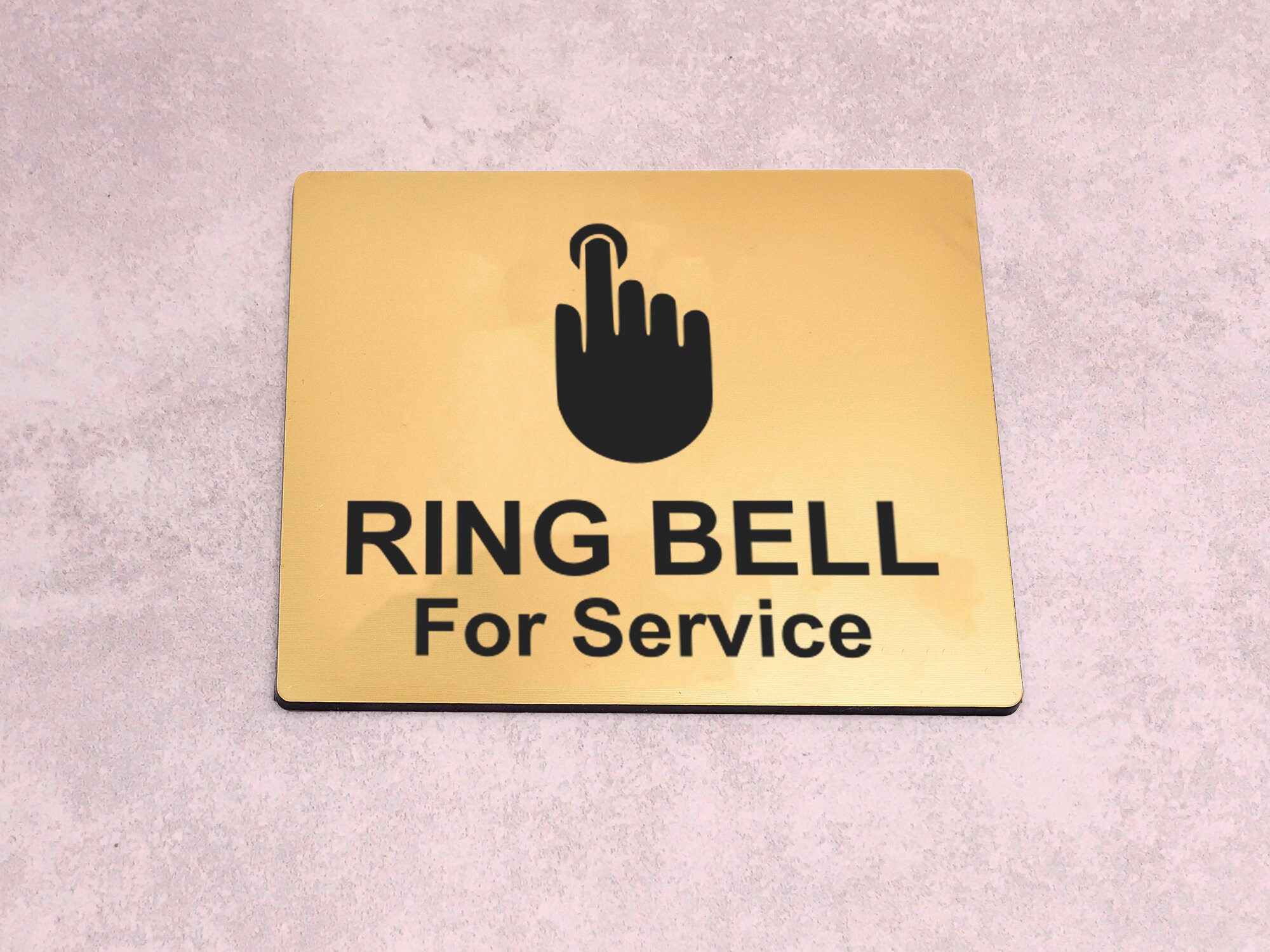 Ring Bell for Service Sign Adhesive Sticker Notice - Etsy
