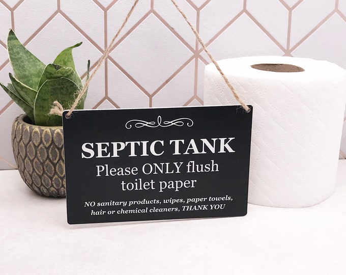Septic System Toilet Emoji Sign | Etsy