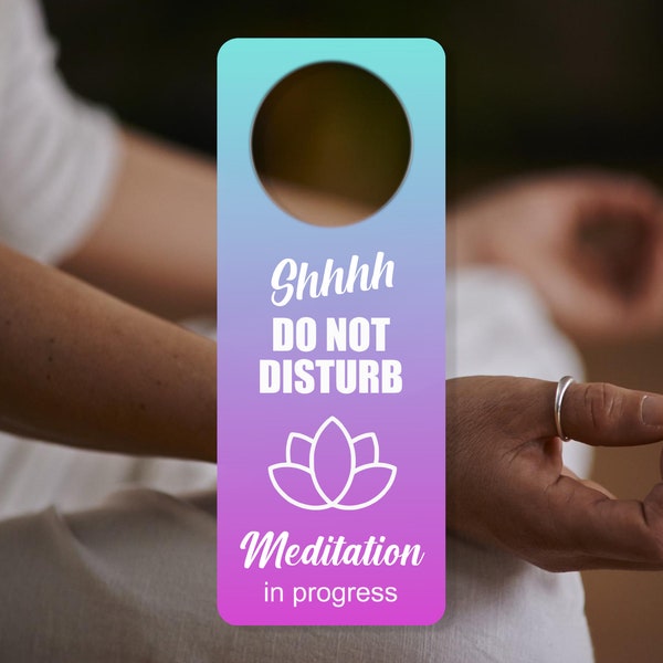 Do Not Disturb Door Hanger - Etsy